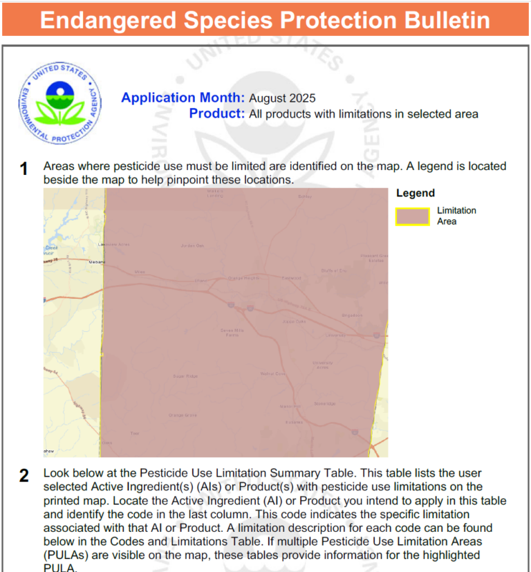 BLT bulletin 1 – Pesticide Environmental Stewardship